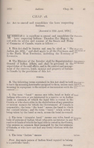 Gender-Based Discrimination and the Indian Act - Waapihk Research